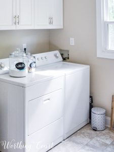 How To Hide Your Ugly Washer Hookup - An Easy DIY