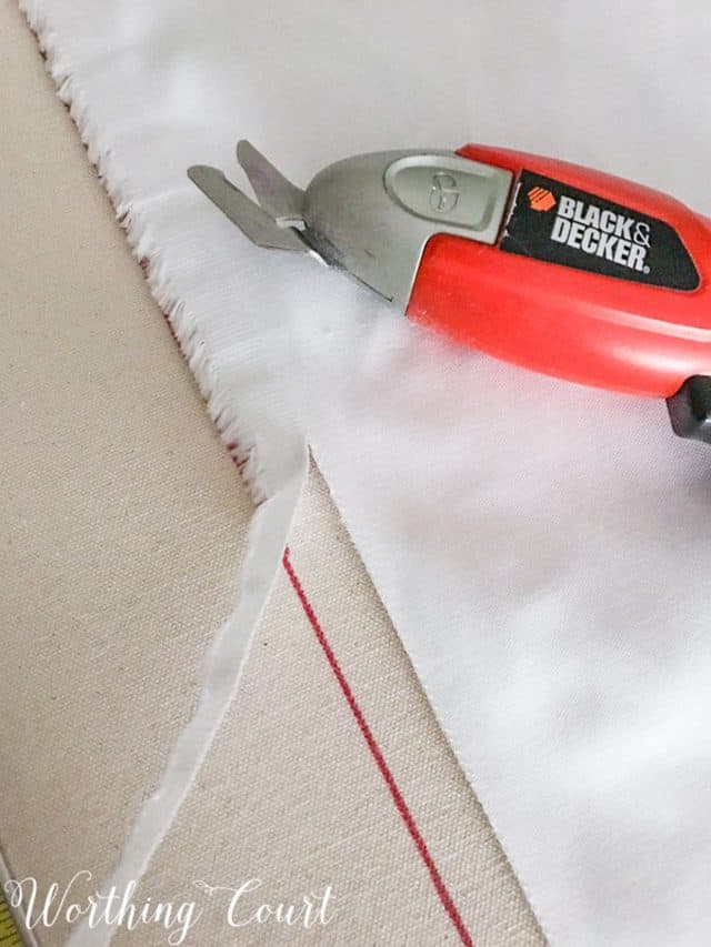 How To Make Simple Curtain Panels With Lining