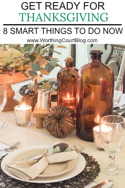 8 Smart Things To Do To Get Ready For Thanksgiving | Worthing Court