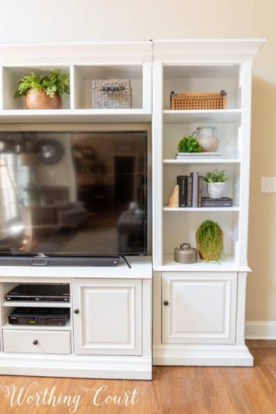 How To Give An Old Entertainment Center A Makeover | Worthing Court