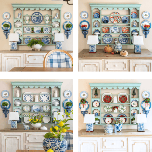 How To Decorate A Plate Display Rack