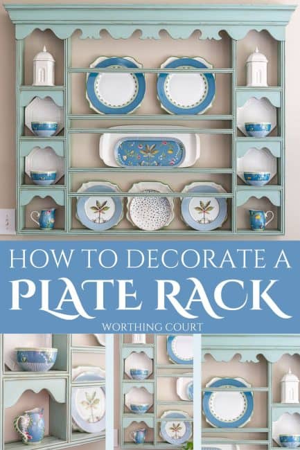 How To Decorate A Plate Display Rack