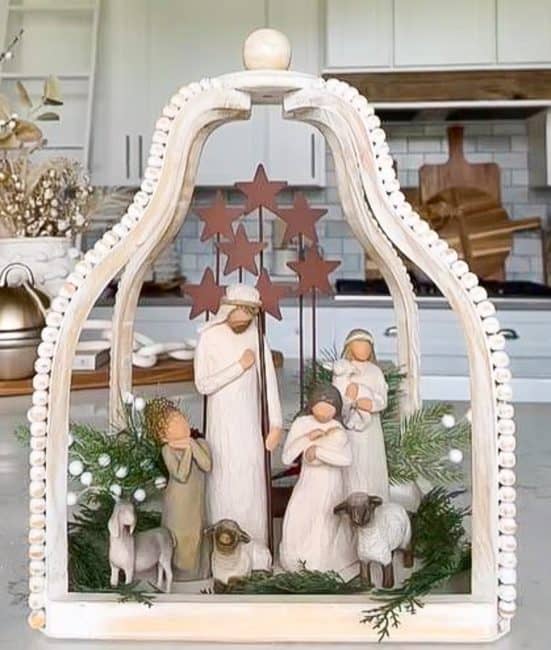 Nativity Scene Display Ideas - Worthing Court | DIY Home Decor Made Easy