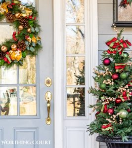 Simple Steps To Festive Elegance on Your Christmas Front Porch ...