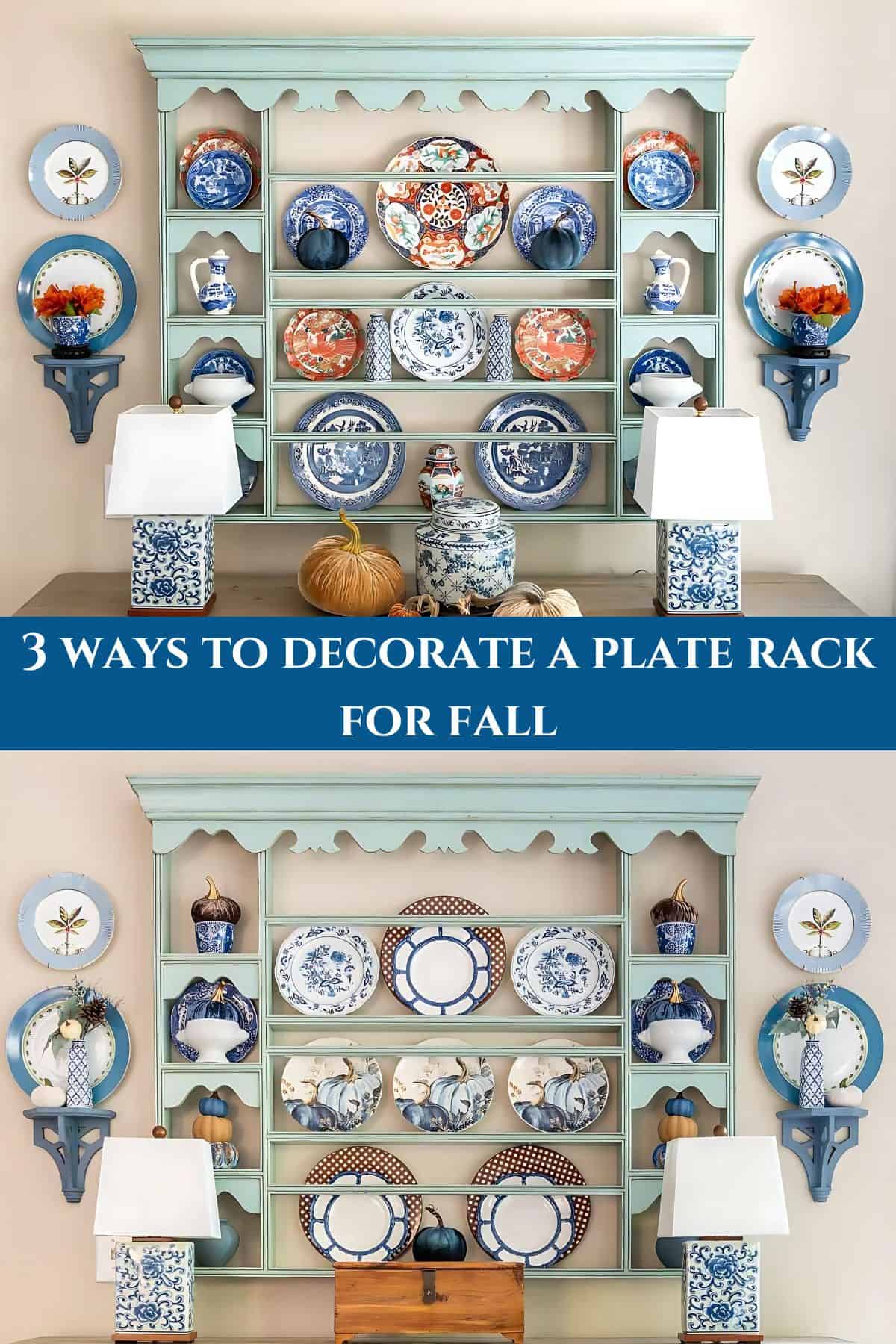3 Ways to Display Plates for Fall - Worthing Court | DIY Home Decor ...